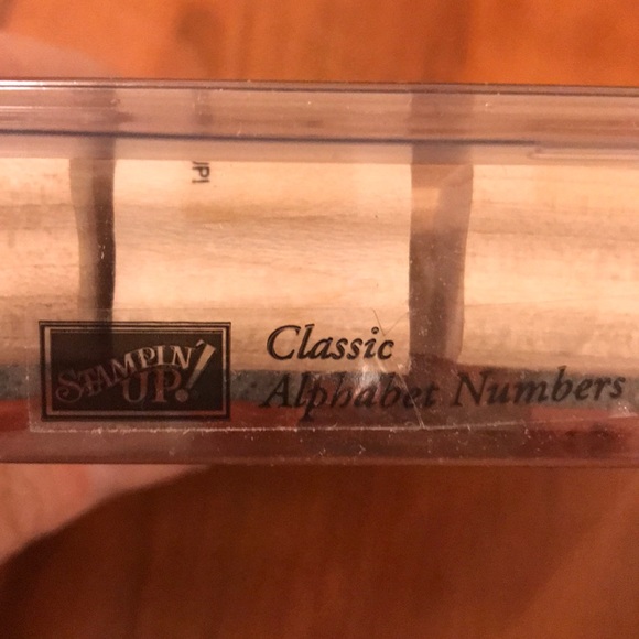 Stampin' Up! | Other | Nib Stampin Up Classic Alphabet Numbers Stamps ...